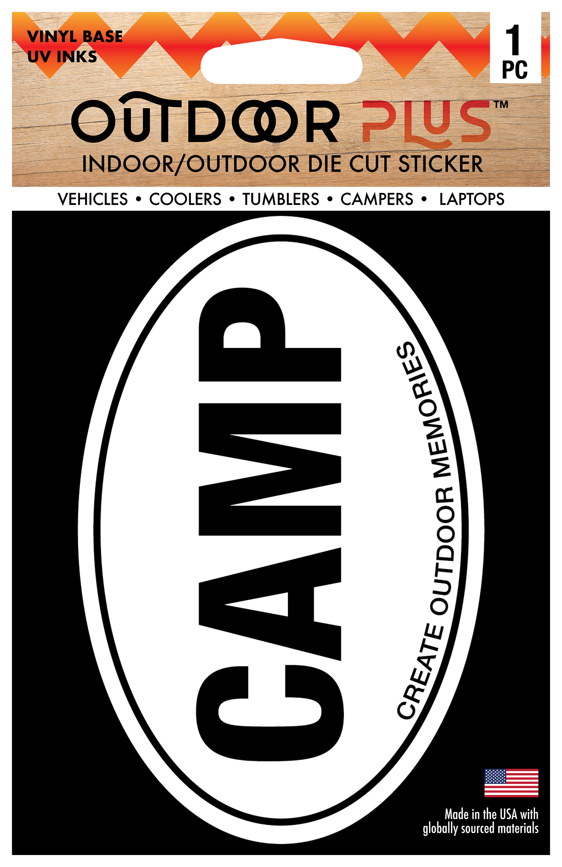 Outdoor-Plus Camp Sticker | Cabela's